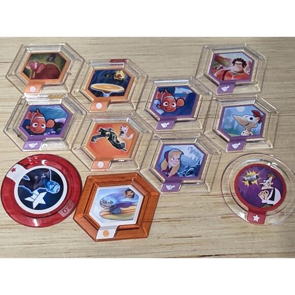 Disney | Toys | Disney Pixar Character Game Tokens And Collectibles Set ...